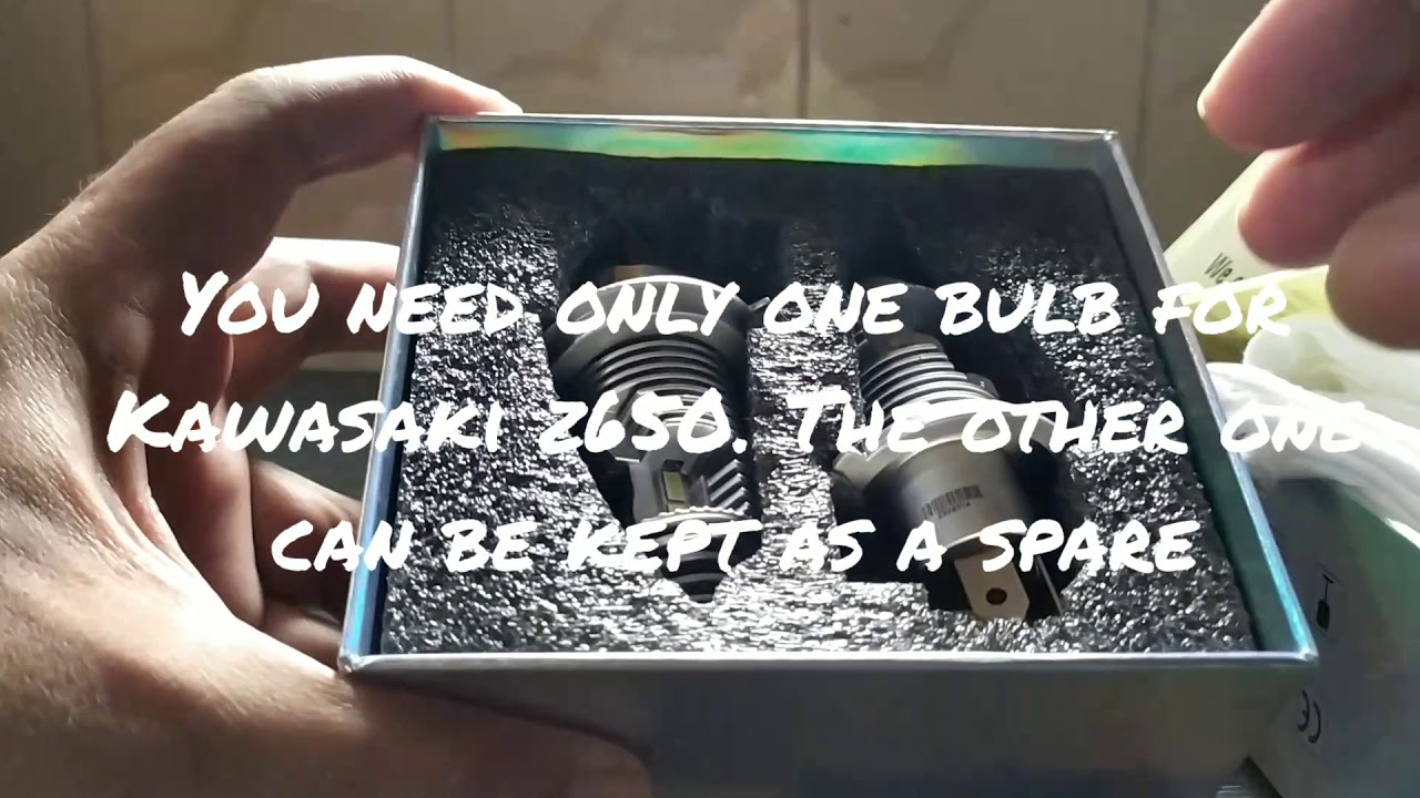 Kawasaki Z650 LED Headlamp / Headlight - YouTube