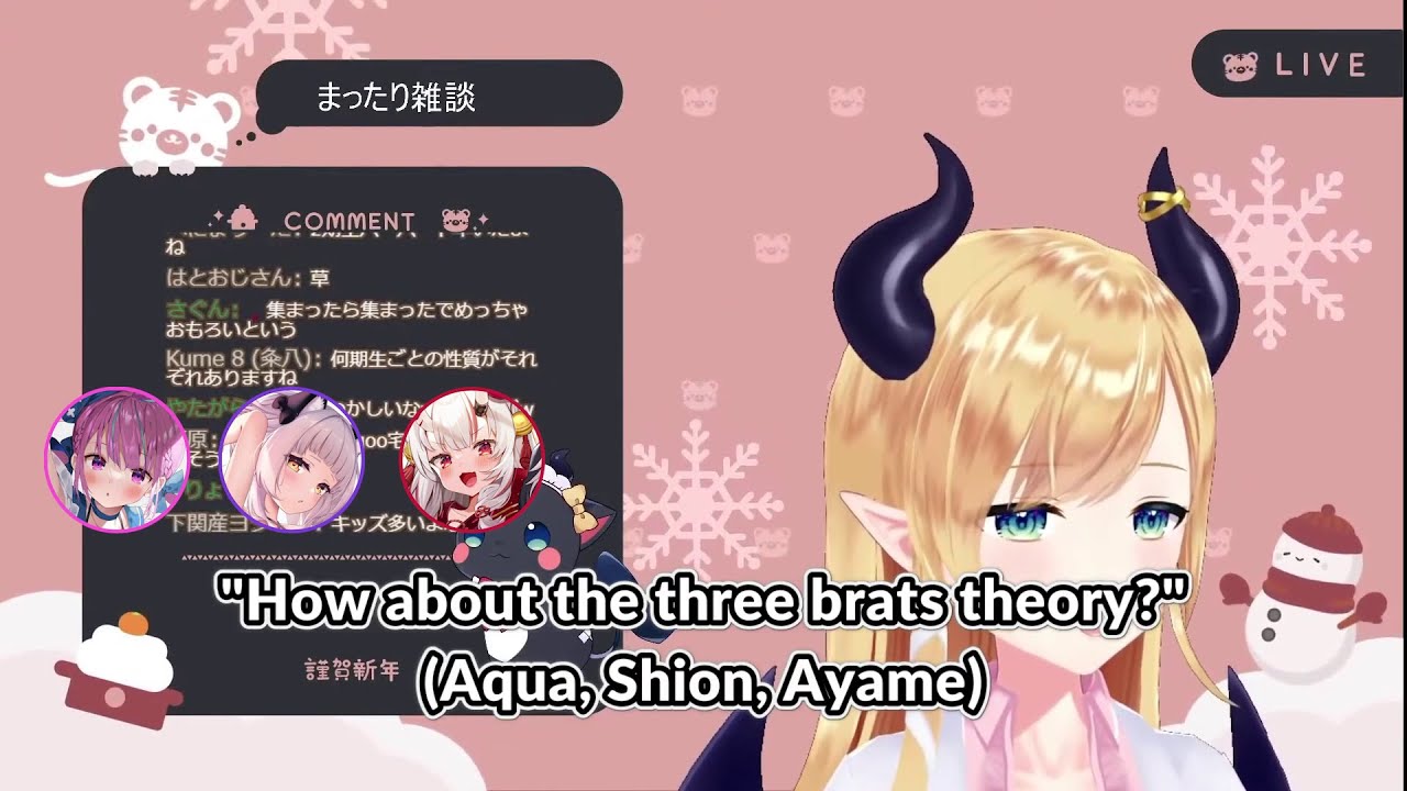 Choco-sensei loves the mood in Hololive and in 2nd Gen 【Hololive/ENG ...