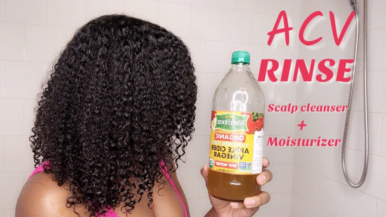 Apple Cider Rinse On Natural Hair Defined Curls Youtube