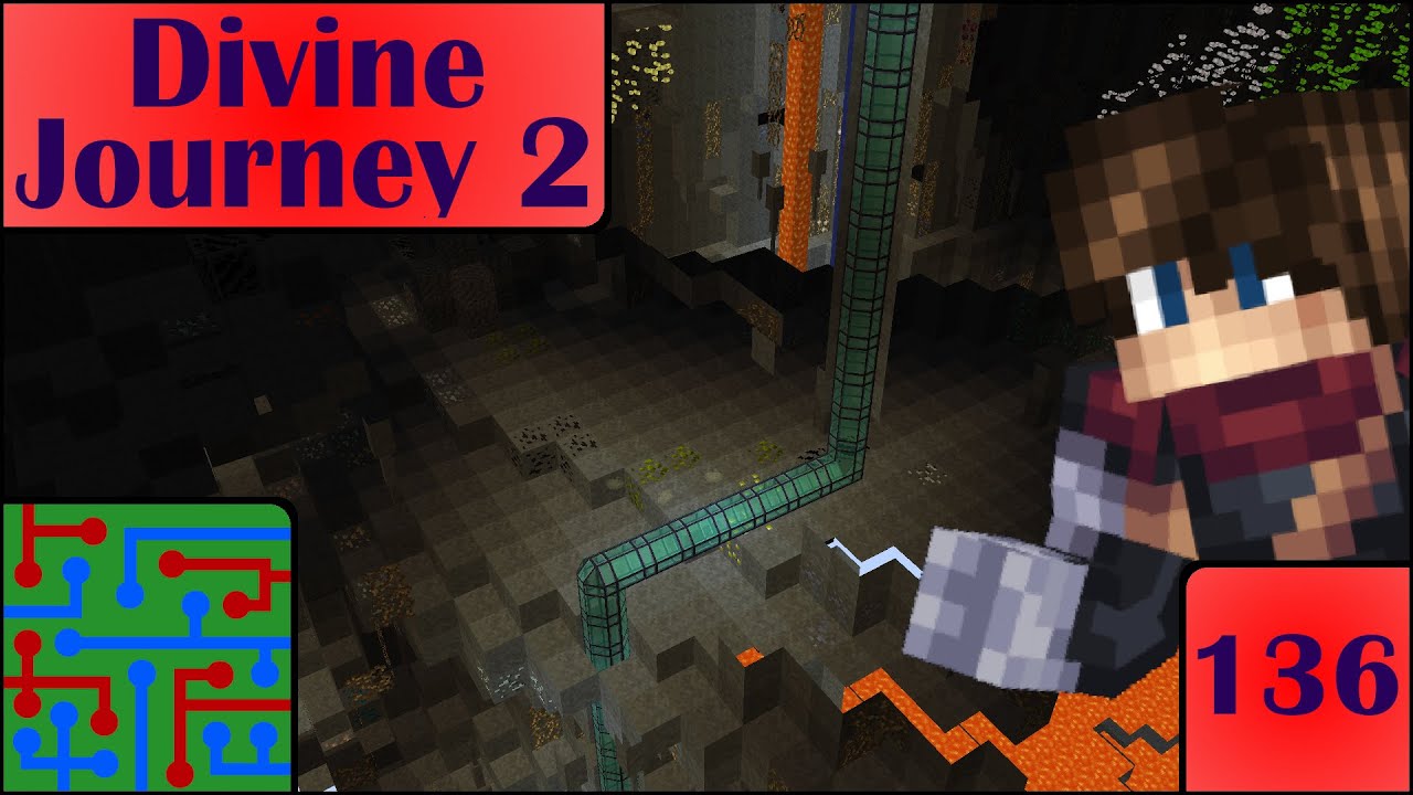 Race to Bedrock! | Minecraft: Divine Journey 2 | Episode 136 - YouTube