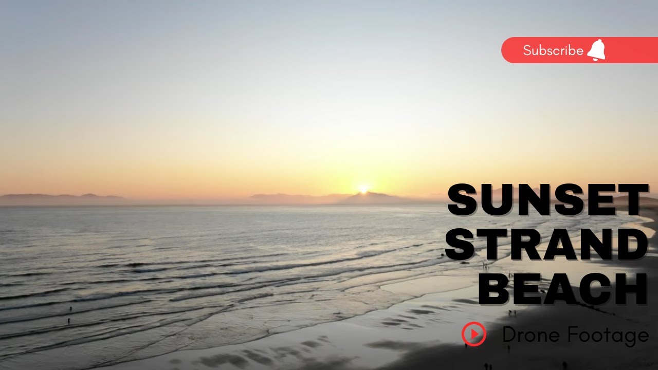 Sunset Strand Beach | South Africa | Drone - YouTube