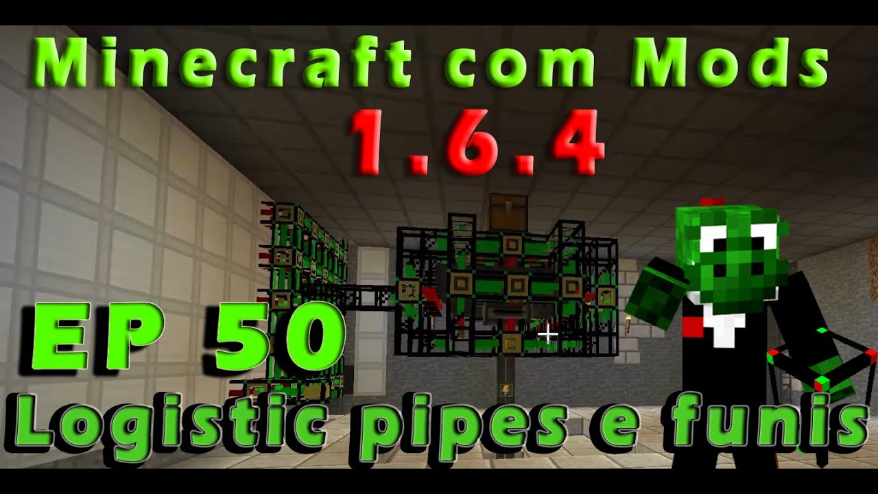 Logistic Pipes e Funis - Minecraft com Mods 1.6.4 EP 50 - YouTube