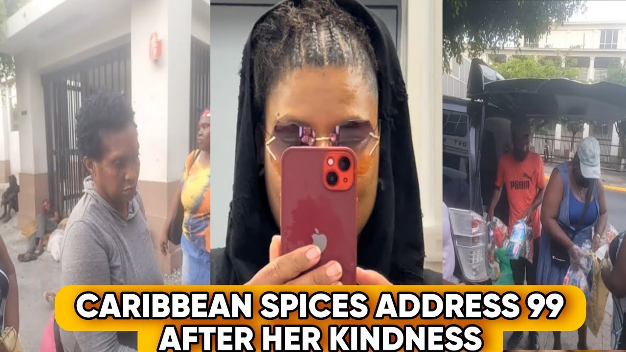 CARIBBEAN SPICE ADDRESS 99 AFTER SHE DONATED TO THE HOMELESS 😱😱 - YouTube