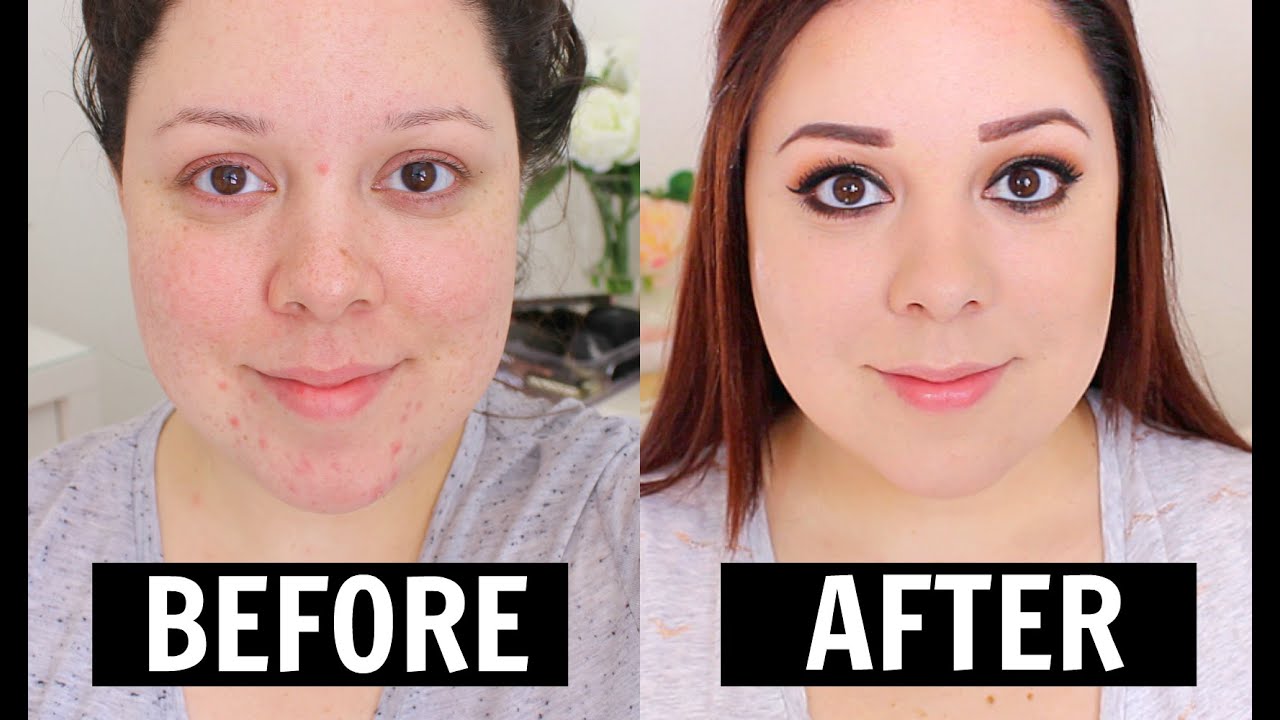Full Coverage Foundation Routine For Oily Skin Youtube