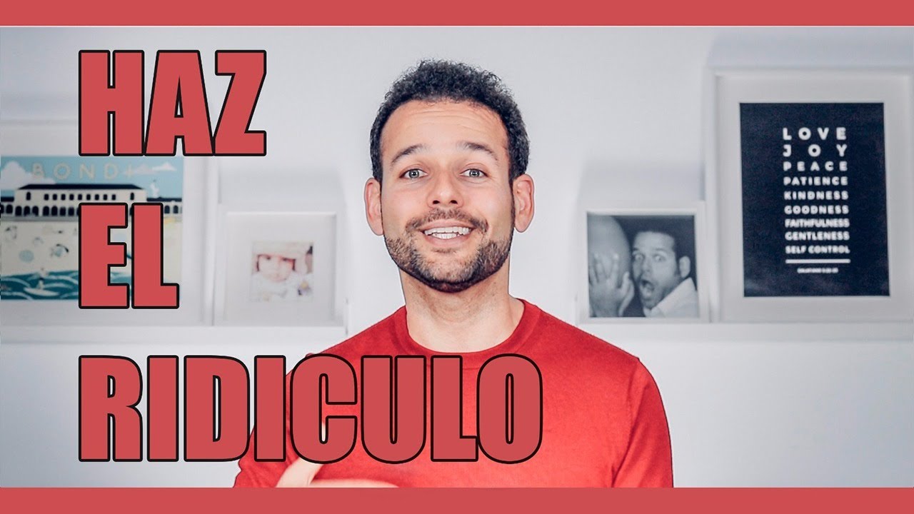 SUPERA EL MIEDO A HACER EL RIDÍCULO: Hablar en público, salir en videos ...