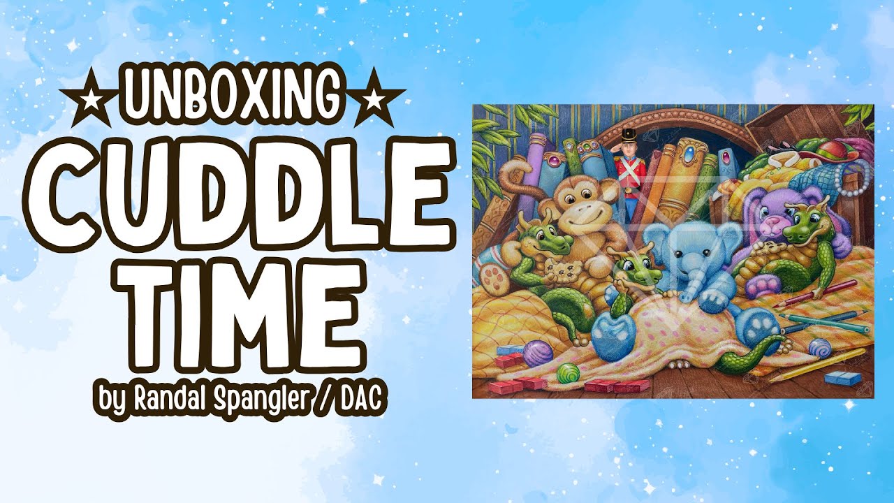Unboxing the CUTEST Diamond Painting Ever - 'Cuddle Time' (DAC FIRST ...