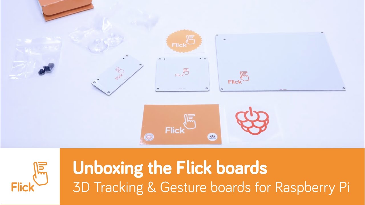 Unboxing the Flick boards - 3D Tracking & Gesture boards for Raspberry ...