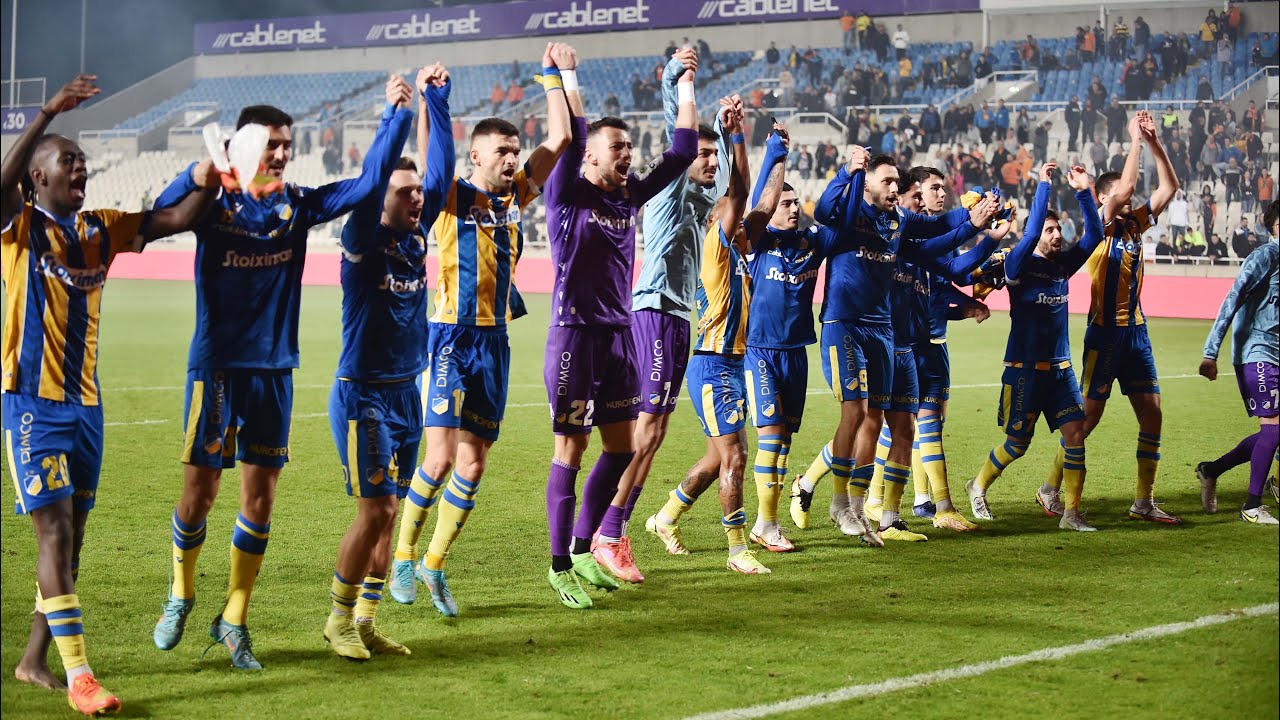 Παρακάμερα ΑΠΟΕΛ 1-0 ΑΕΚ Λ/κας (Α' Φάση-8η Αγ/κή) - YouTube