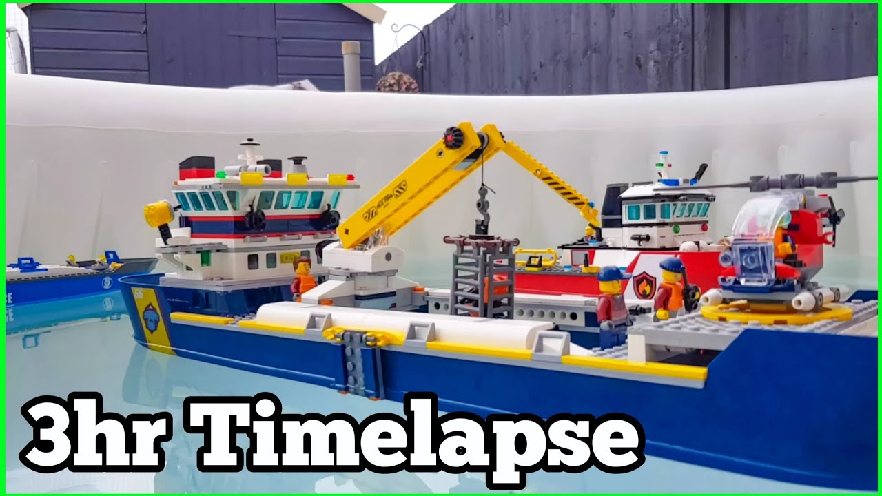 3HRS OF LEGO BOATS FLOATING IN 3 MINS !!!!! - YouTube