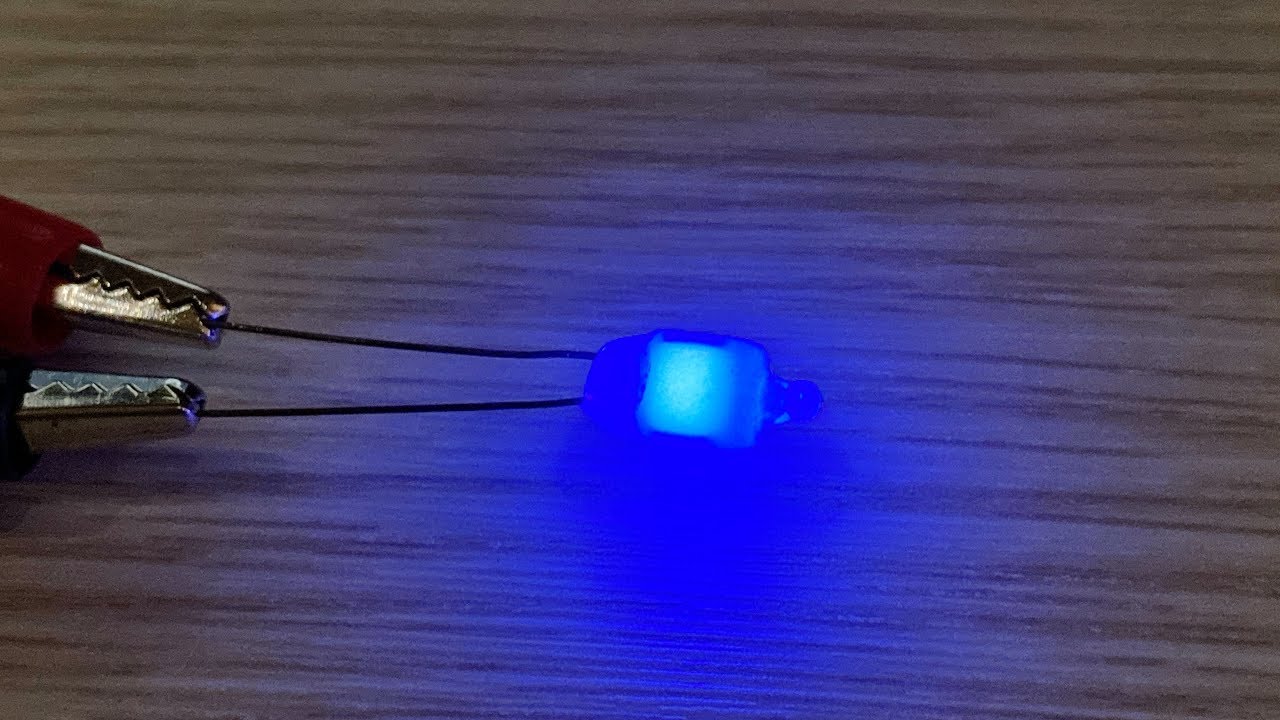 Blue neon bulbs (brand new) - YouTube