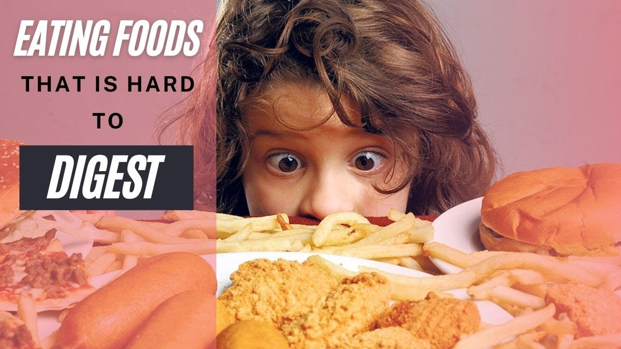 Eating foods that are hard to digest | how to digest food faster - YouTube