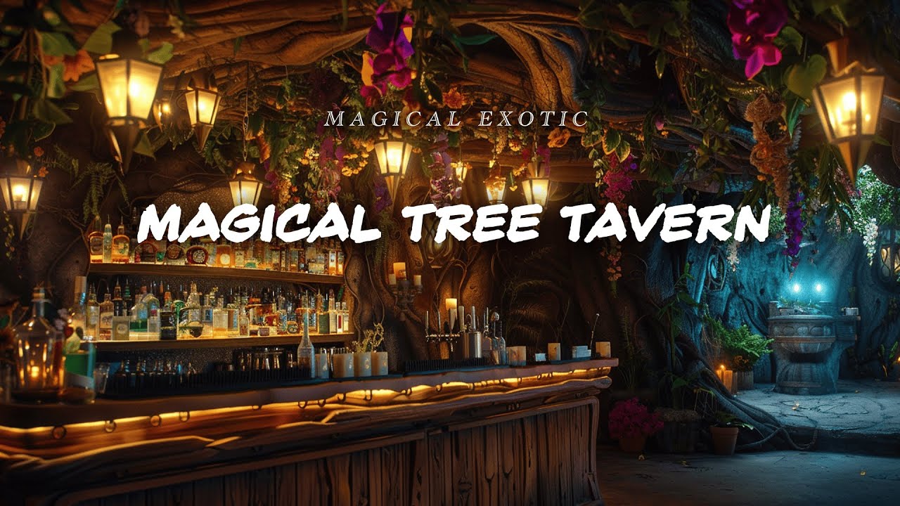 Magical Tree Tavern | Magical Fantasy Music & Ambience | Soothing ...