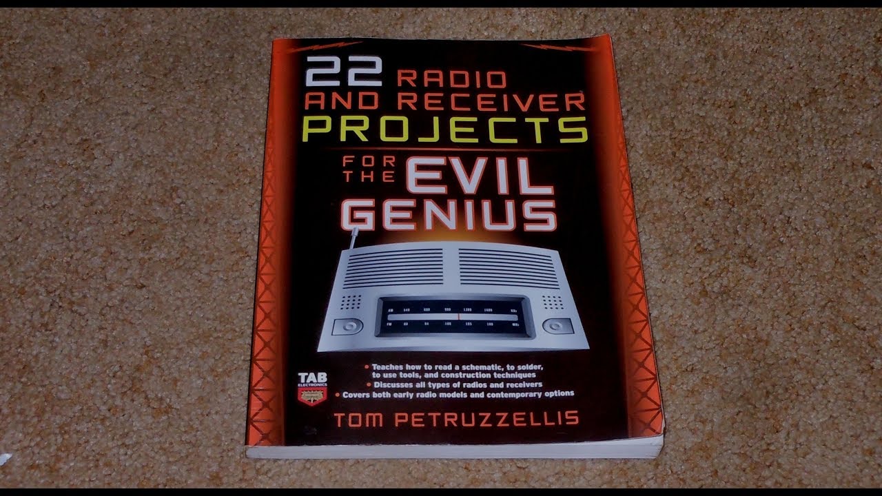 Book Review - 22 Radio & Receiver Projects For The Evil Genius - YouTube