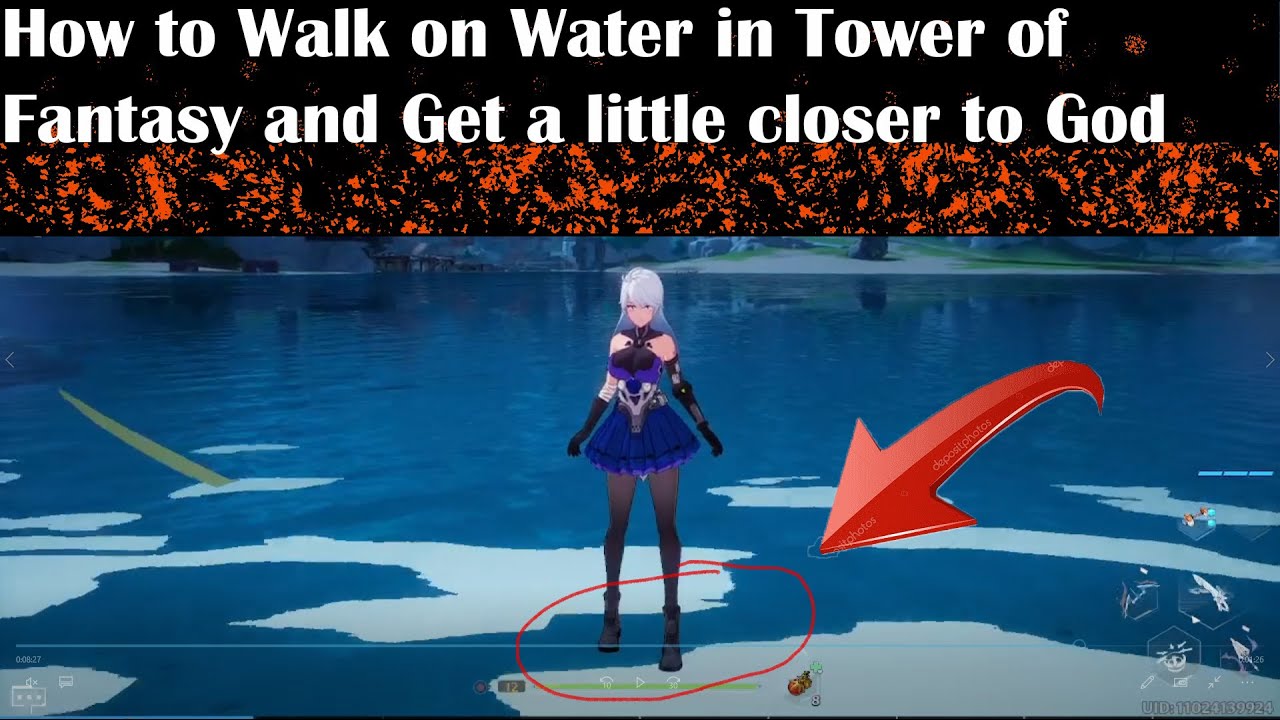 How to Walk on Water in a Tower of Fantasy (bugs in Tower of Fantasy) - YouTube