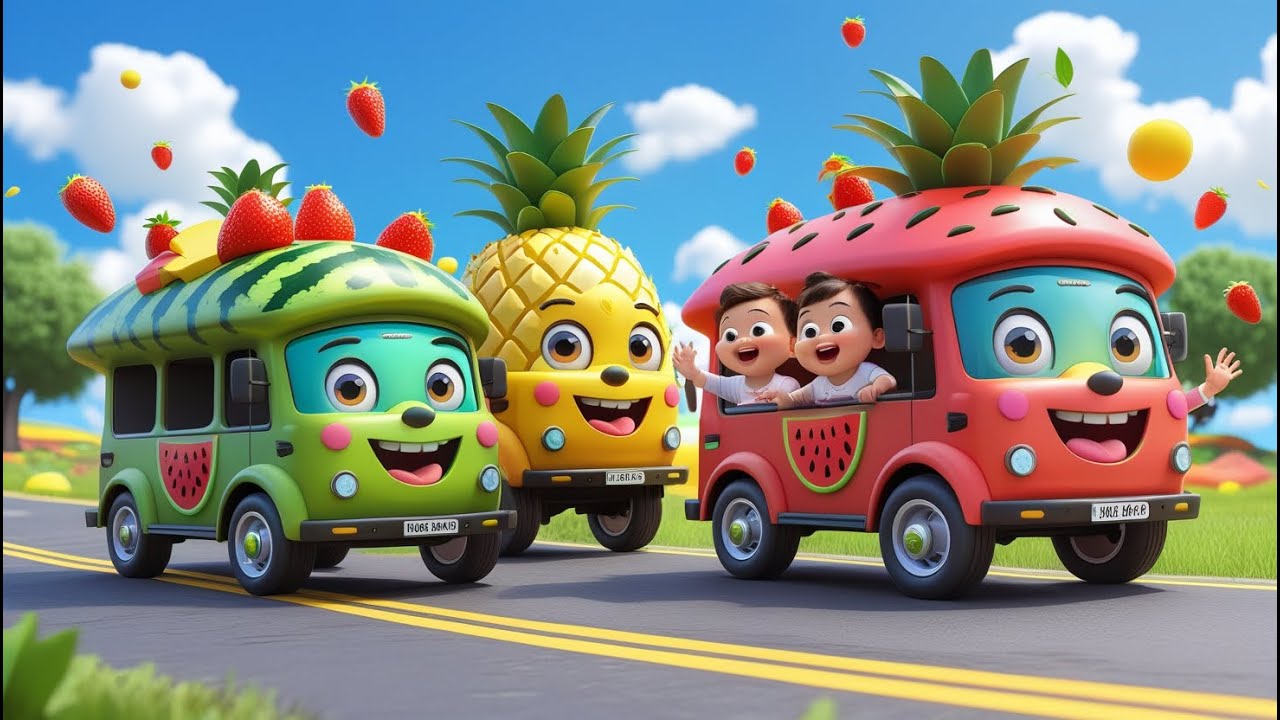 Wheels of the Watermelon Bus + Wheels of the Pineapple Bus + Wheels of ...