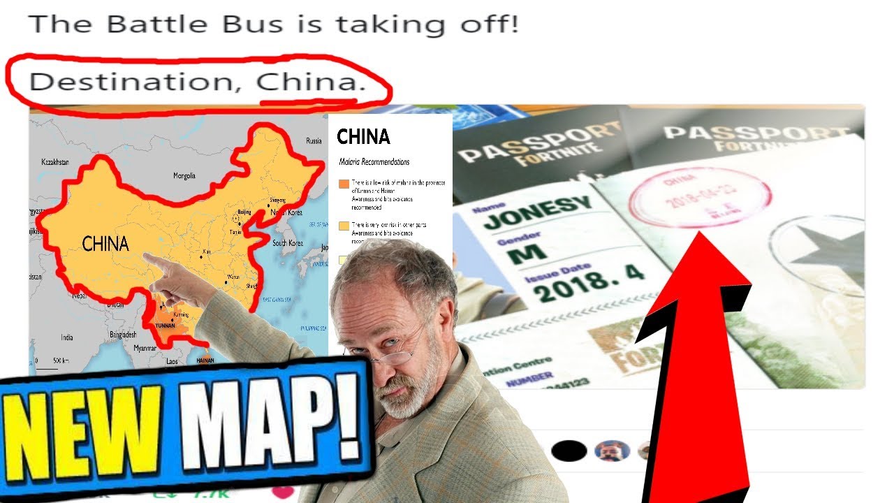 *NEW* MAP IN CHINA! FORTNITE BATTLE ROYALE NEWS UPDATE! - YouTube