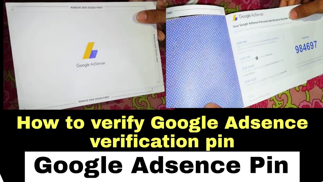 how to verify Google Adsence pin verification | google adsense pin verification | adsense pin ...