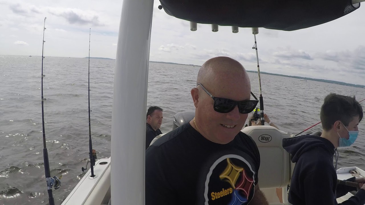 Baby Striper (22inches) on New Key West Boat on May 30th 2020 - YouTube