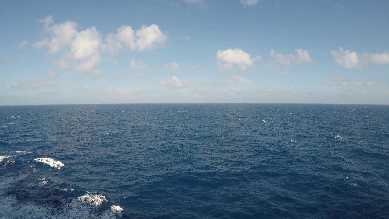 Moving blue ocean relaxing video .no sound - YouTube