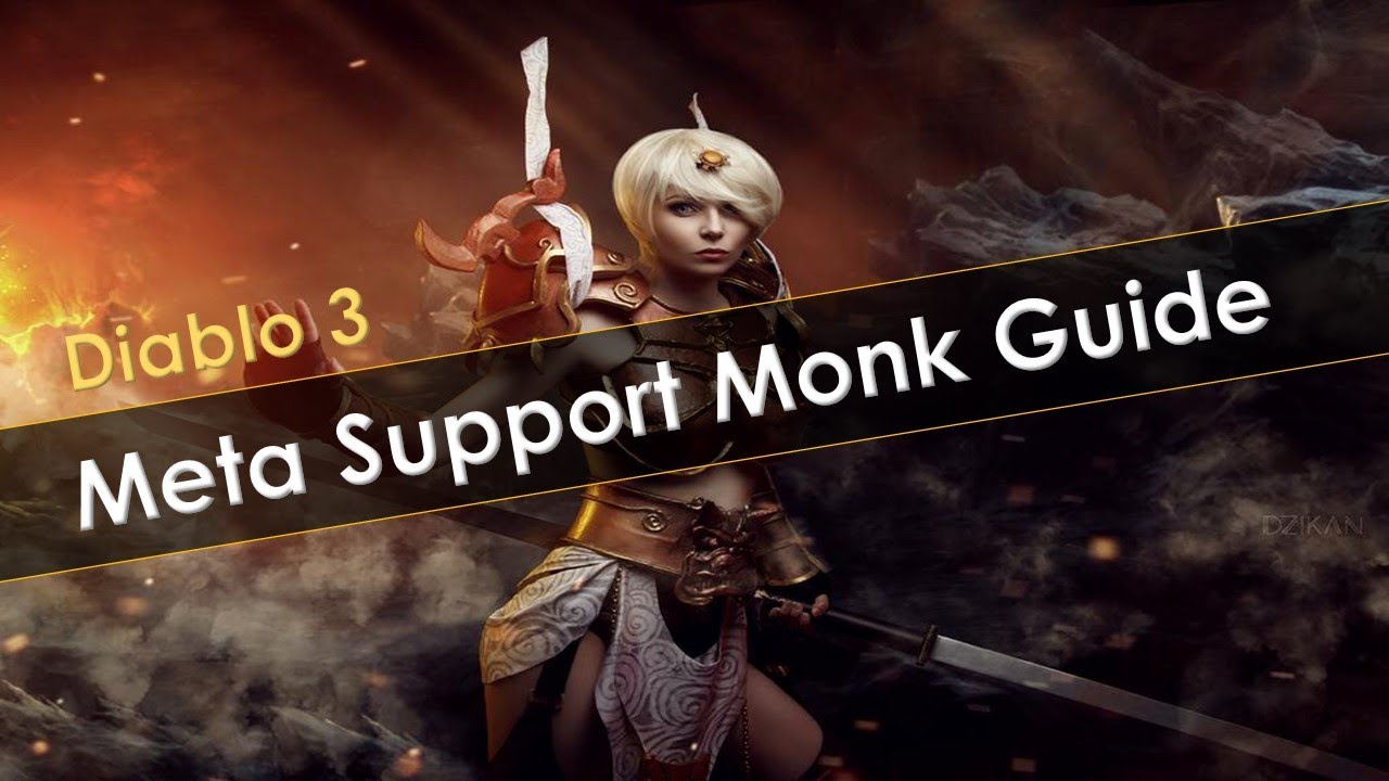 Diablo 3 Meta Support Monk Build Guide - YouTube