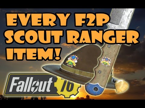 [Fallout 76] Every Obtainable Scout/Ranger Item! (As of July 2024 ...