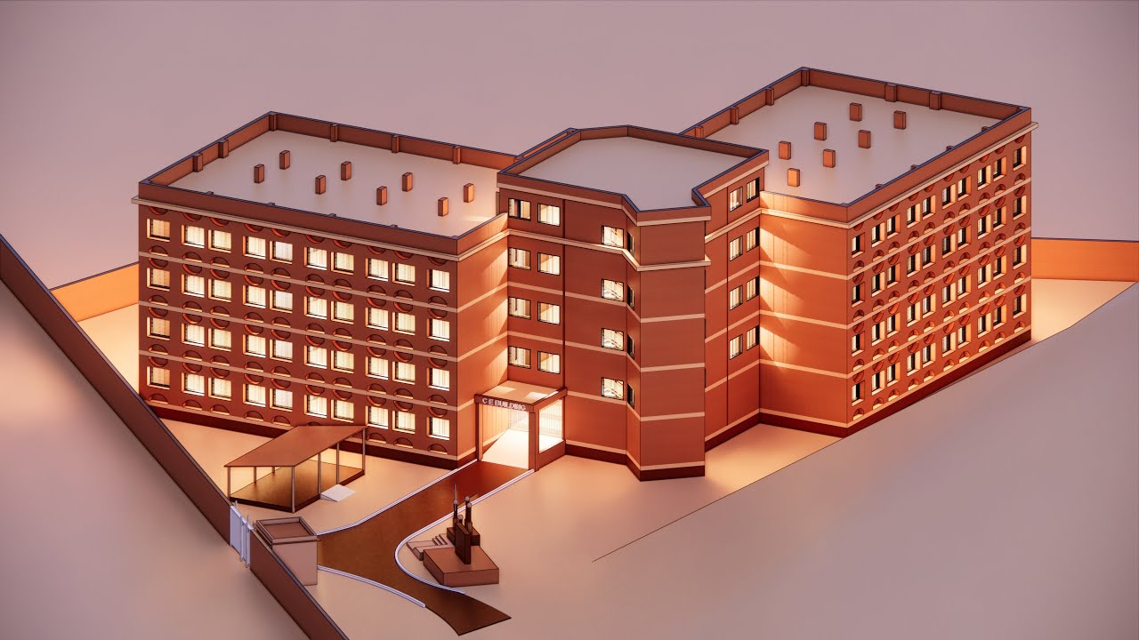 Dept. of Civil Engineering Render || 2nd Year Project - YouTube