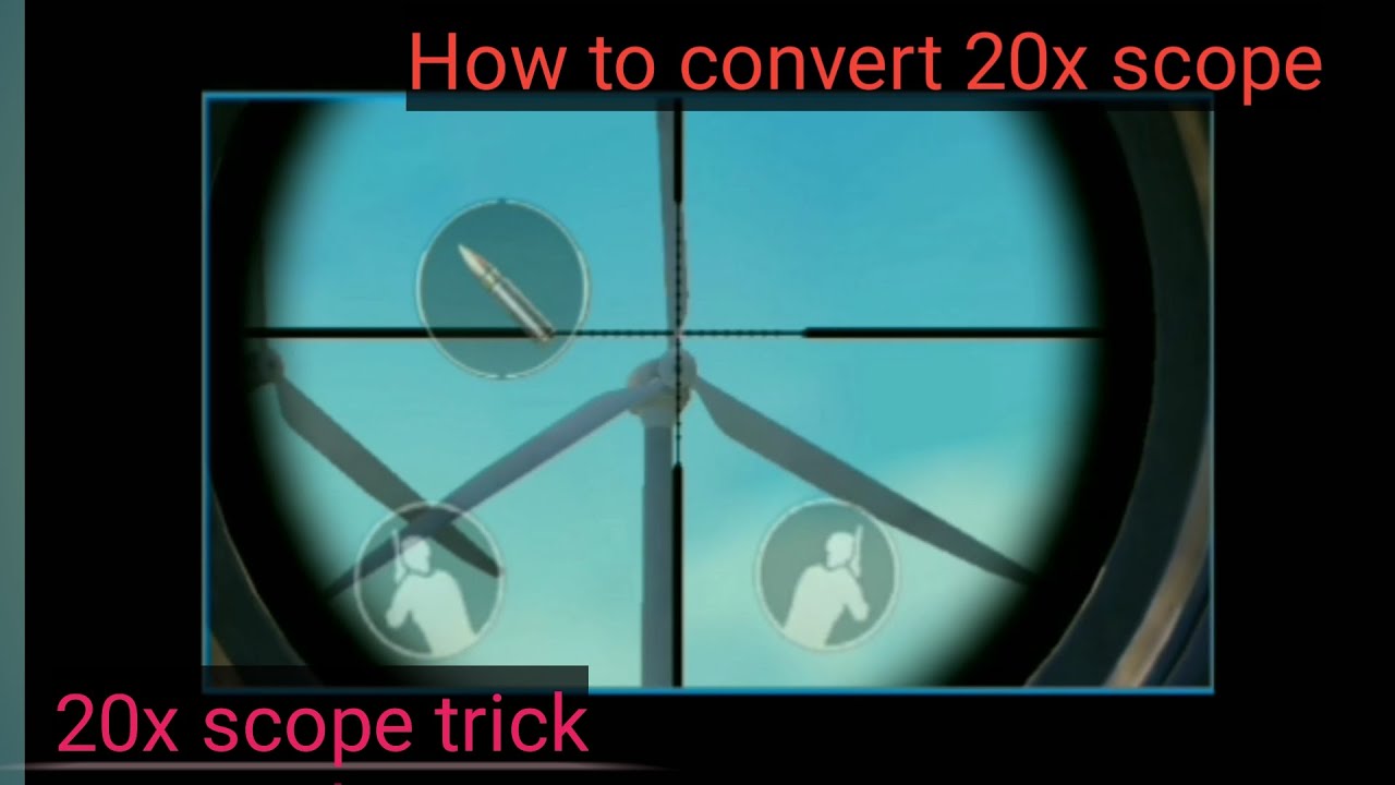 How to Get 20x Scope ? Pubg Mobile 20x Scope New Trick ! Use All Gun in ...