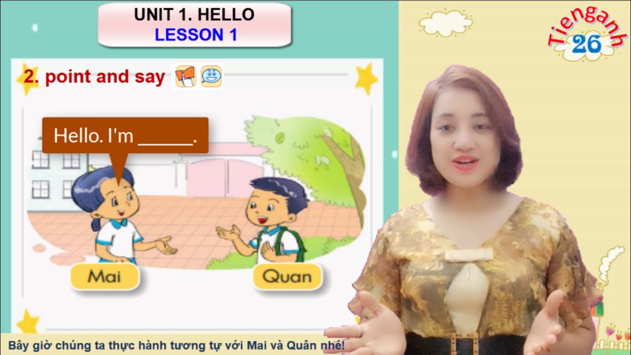 Unit 1. Hello. Lesson 1 - YouTube