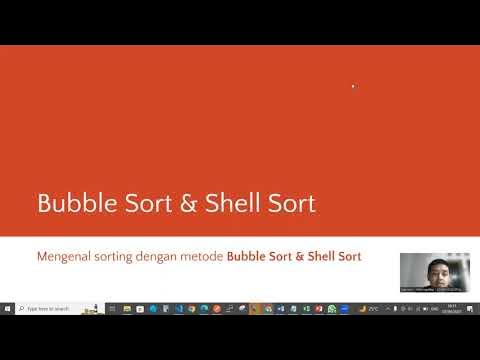 UAS Struktur Data dan Algotirma - Bubble Sort & Shell Sort - YouTube