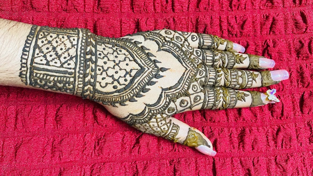 Bridal mehndi design 😍 ️/ unique mehndi design 😍💯#mehndi #2024 #henna # ...