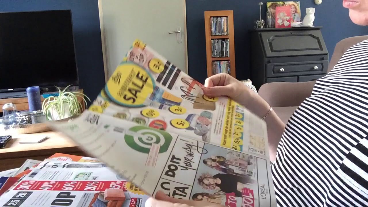 ASMR page turning weekly ads and local newspaper - YouTube