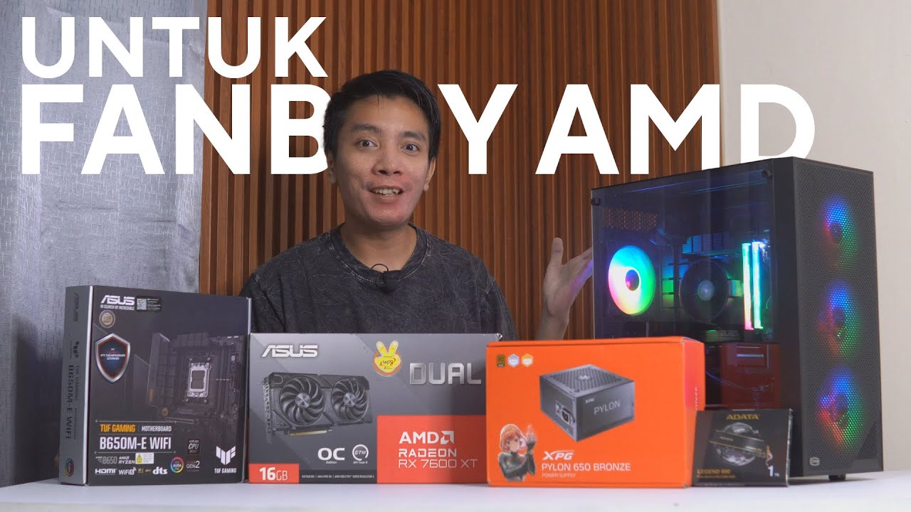 PC Rakitan 14jutaan untuk FANBOY AMD di Akhir Tahun 2024! - YouTube