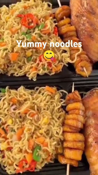 Yummy noodles 😋 #food #noodles #love - YouTube