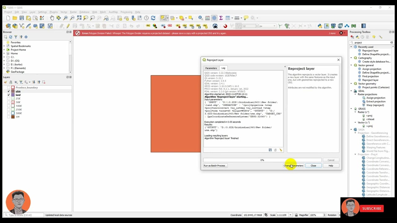 Divide A Polygon Into Equal Parts Using QGIS YouTube Divide A Polygon Into Equal Parts Using QGIS YouTube