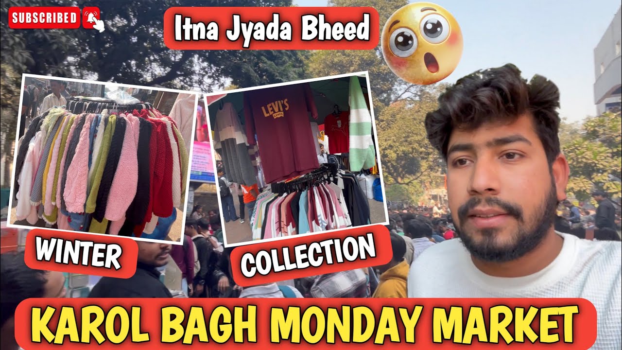Karol Bagh Monday Market 2026 |Full Vlog| Summer Collection | Karol ...
