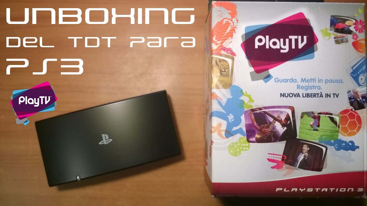 Unboxing PlayTV, el TDT de PS3 en español - YouTube