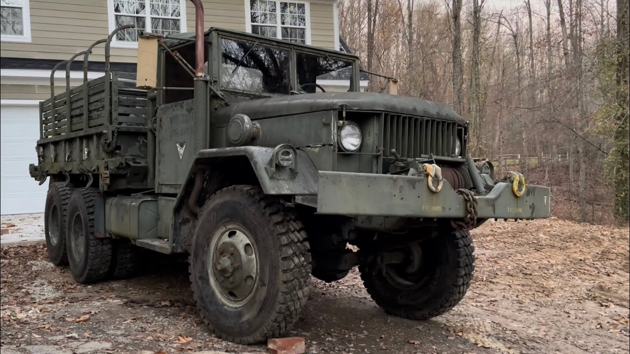 Episode 4: Installing 11:00R20 G177 Goodyear tires on the M756A2 ...