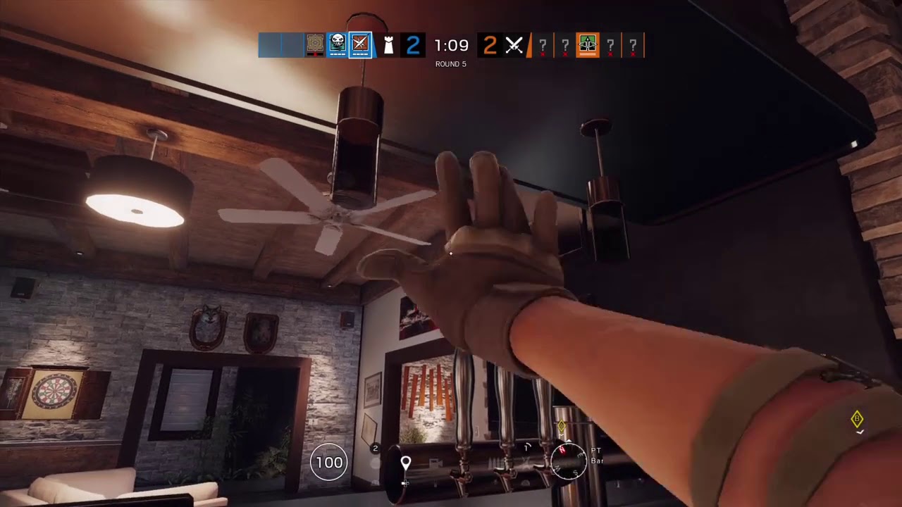 Rainbow Six Siege - Incredible Ranked Match win 3 VS 5 - YouTube