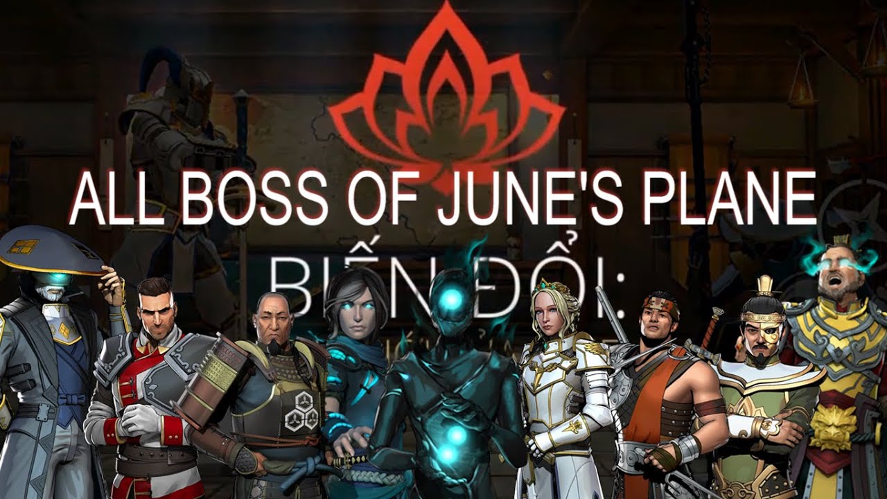 Shadow Fight 3 ALL BOSS OF JUNE'S PLANE - YouTube