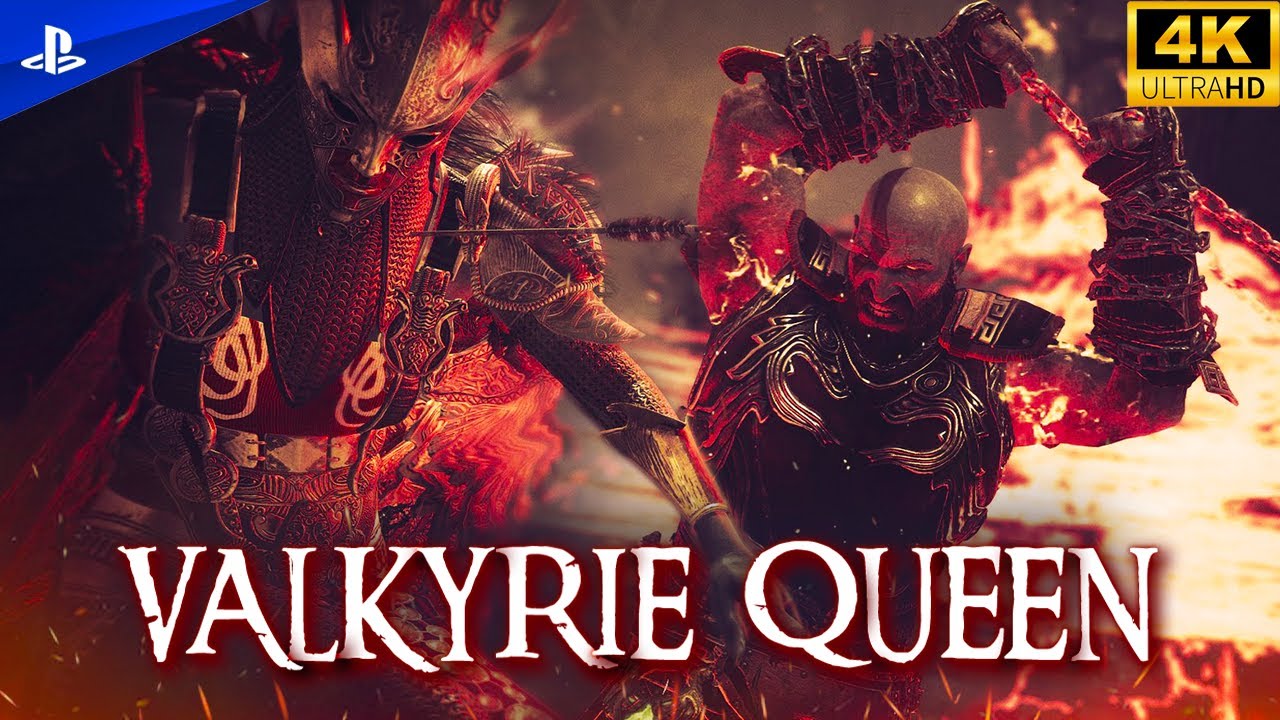 God of War Sigrun Boss Fight (Valkyrie Queen) HARDEST BOSS | 4k UHD ...