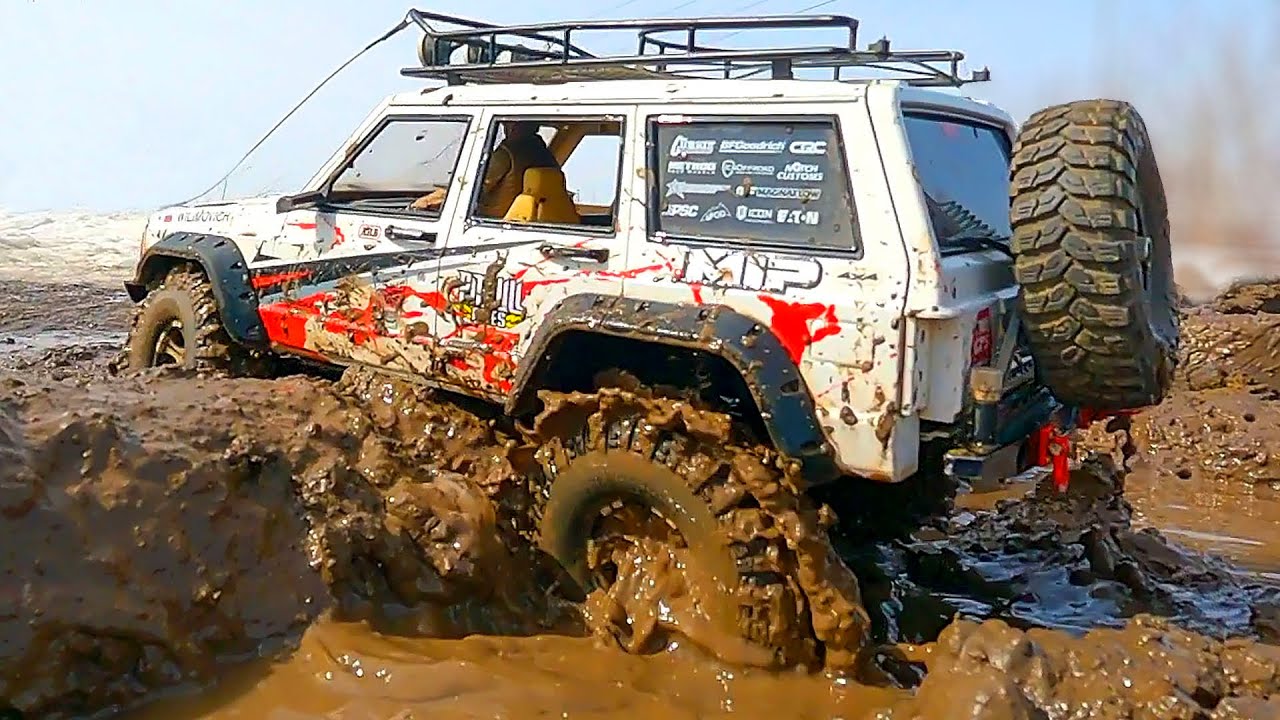 JEEP Cherokee 4WD - RC Car MUD Racing Vol.1 - YouTube