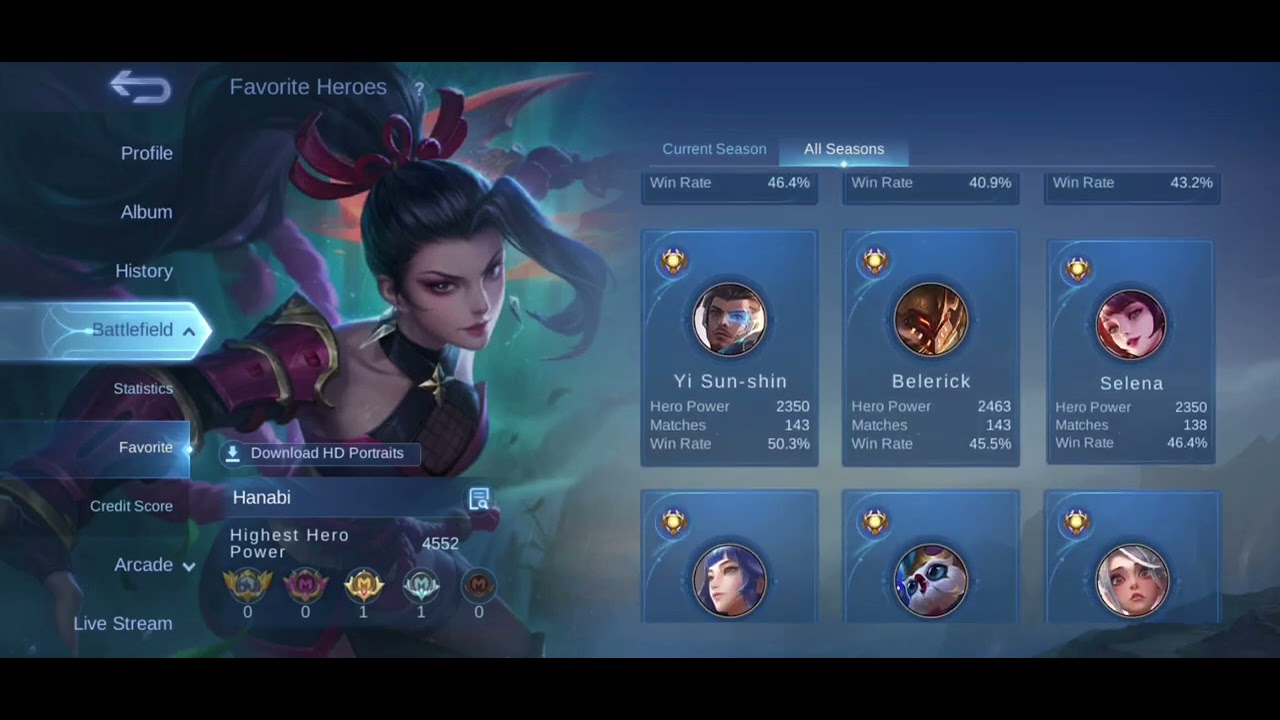 Introducing my profile of MLBB @MobileLegends5v5MOBA - YouTube