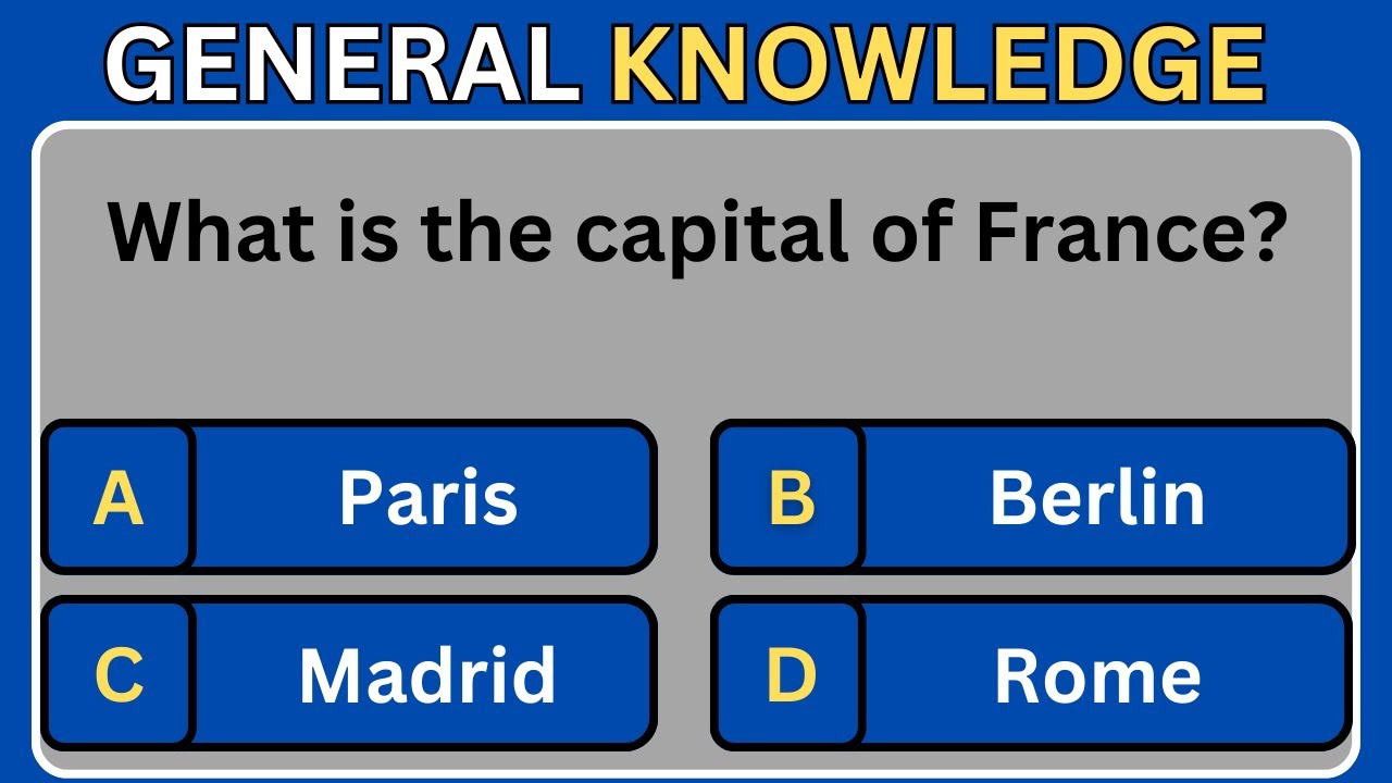 Challenge Your Brain With These 30 TRICKY General Knowledge Questions ...