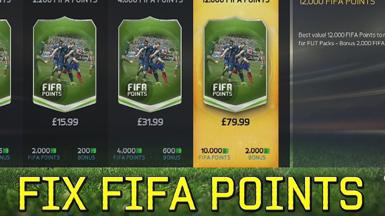 THINGS THAT NEED FIXING IN FIFA 15 #3 FIFA POINT PRICES - YouTube