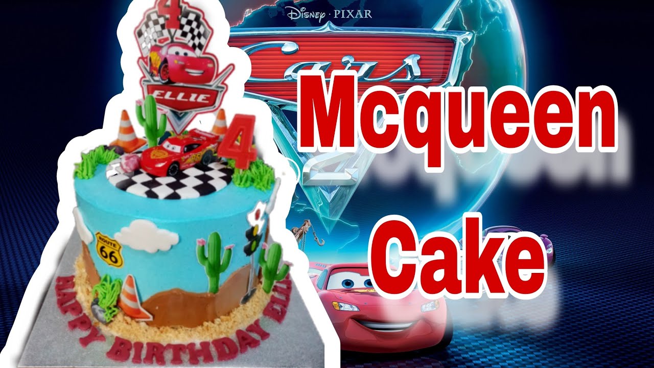 Mcqueen Cake || How to make a mcqueen cake? || Car Cake - YouTube