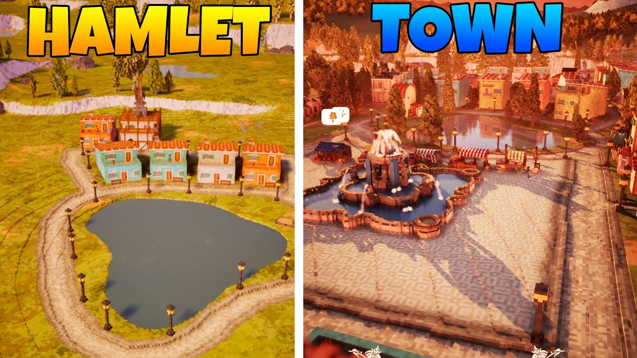 Evolving My Hamlet Into A Village - Town To City - YouTube