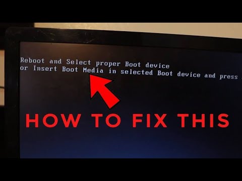 tutorial cara mengatasi reboot and select proper boot device - YouTube