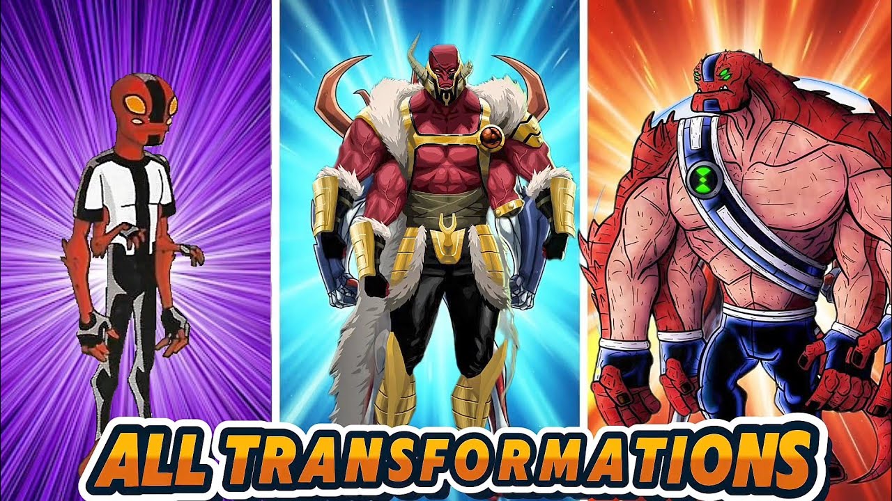 Four Arms Evolution: EVERY Tetramand Transformation in Ben 10 (Classic ...