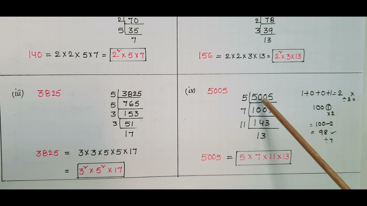 7429 Prime Factor Class 10 Buy Store Www deborahsilvermusic