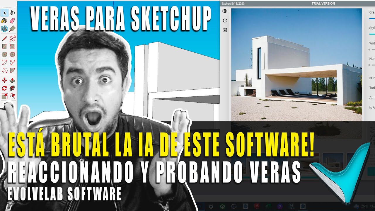 PROBANDO INTELIGENCIA ARTIFICIAL PARA SKETCHUP VERAS 2023 - YouTube